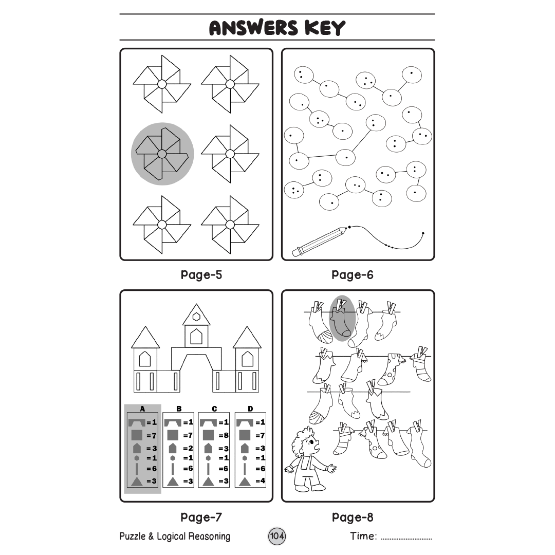 Puzzle & Logical Reasoning for Kids (Ages 6+) - Ultimate Brain Games: