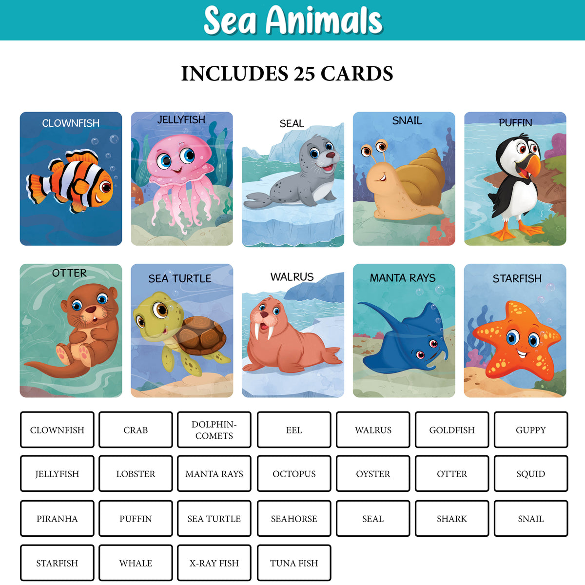 My First 100 Illustrated Flashcards: Animals - Explore The Animal King