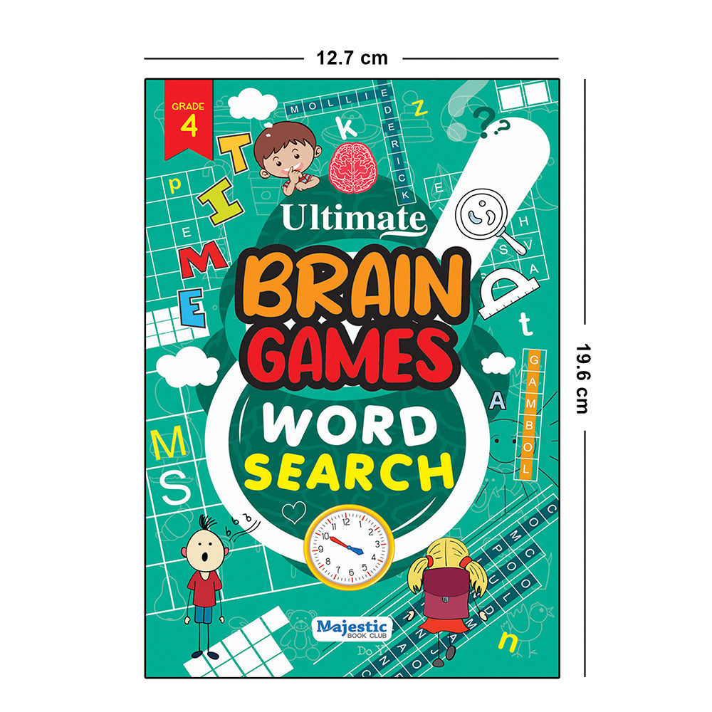 Word Search Grade 4 for Kids (Ages 5+) - Ultimate Brain Games: 120+ Ch