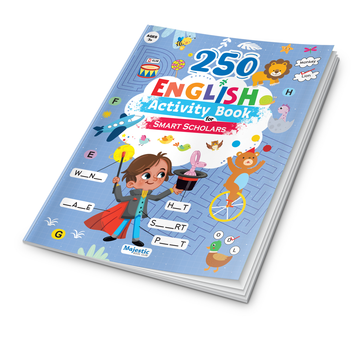 English Activity Book for Children Age 5+| 250 Engaging Activities to