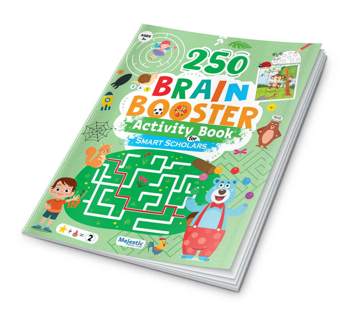 Brain Booster Activity Book for Children Age 5+| 250 Engaging Brain Bo