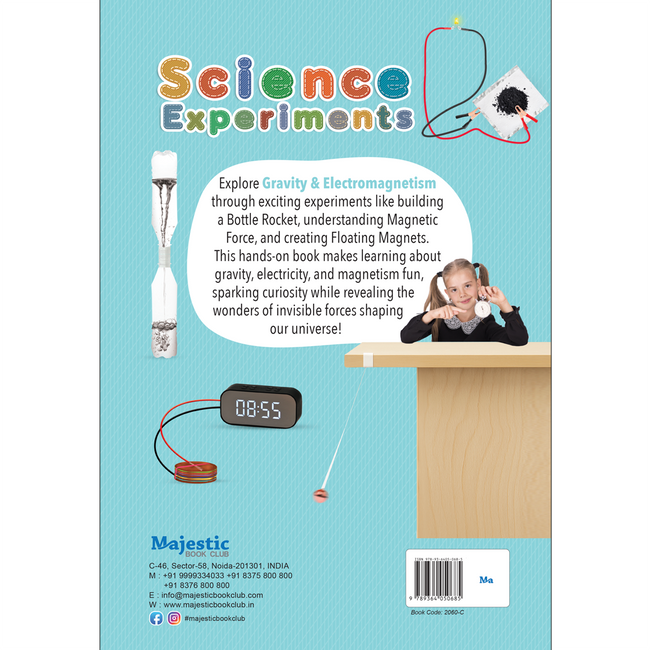 Science Experiments Book of gravity and electromagnetism for Kids Ages ...
