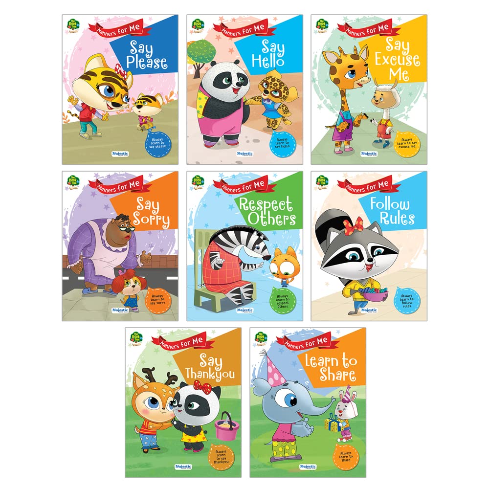 Manners for Me- 8 book set Majestic book club manners books for kids.