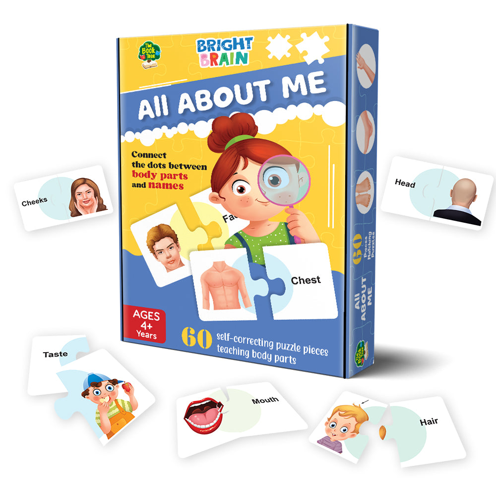 Bright Brain My Body Puzzle – 60 Self Correcting Puzzle Pieces. Early