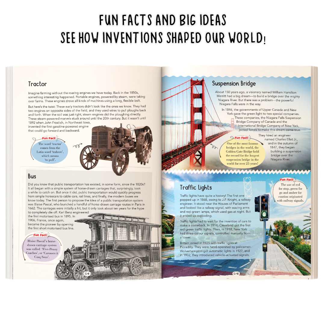 365 Big Book of Inventions Facts Book for Kids Ages 8+ | Educational E