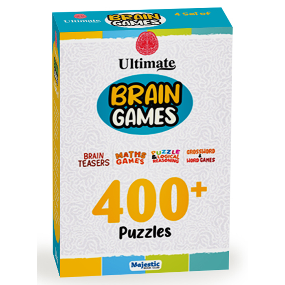 400+ Brain Boosting Activity Book for 6+ Years Old Kids | Set of 4 boo