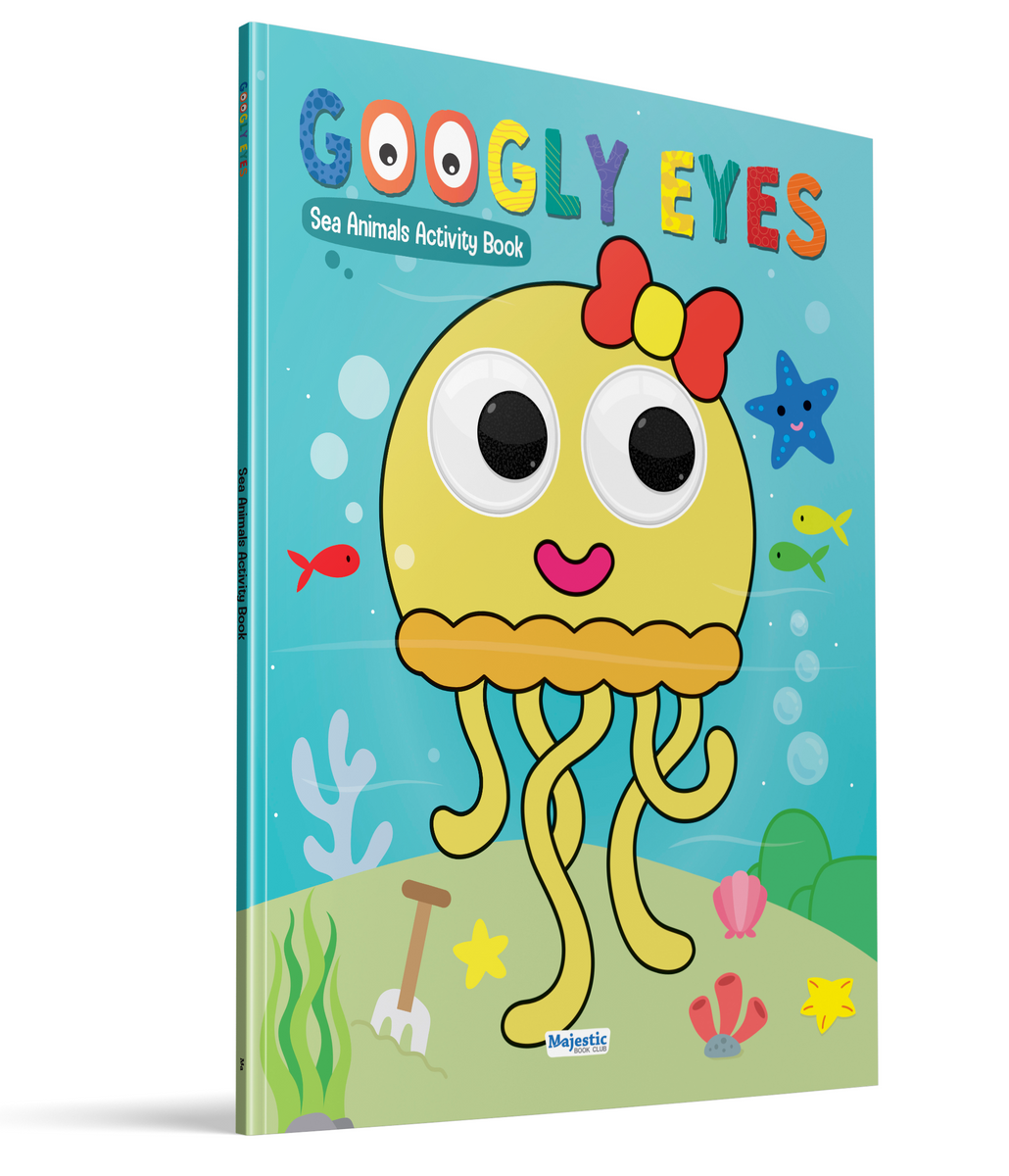Googly Eyes Colouring Book for Kids I Sea Animals Activity Book featur