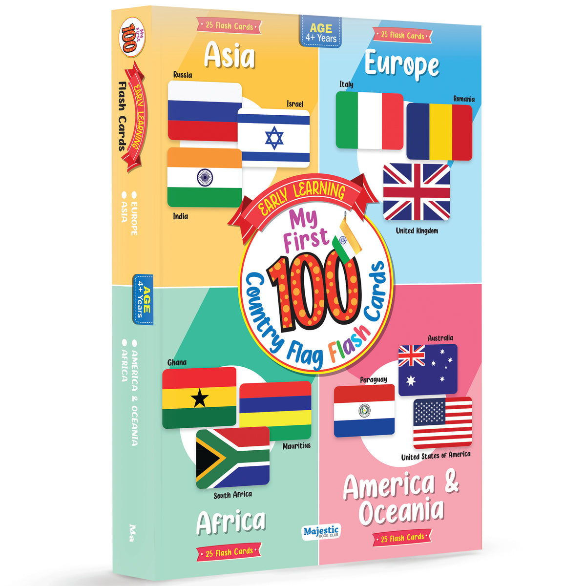My First 100 Illustrated Flashcards: Continents - Explore continents,
