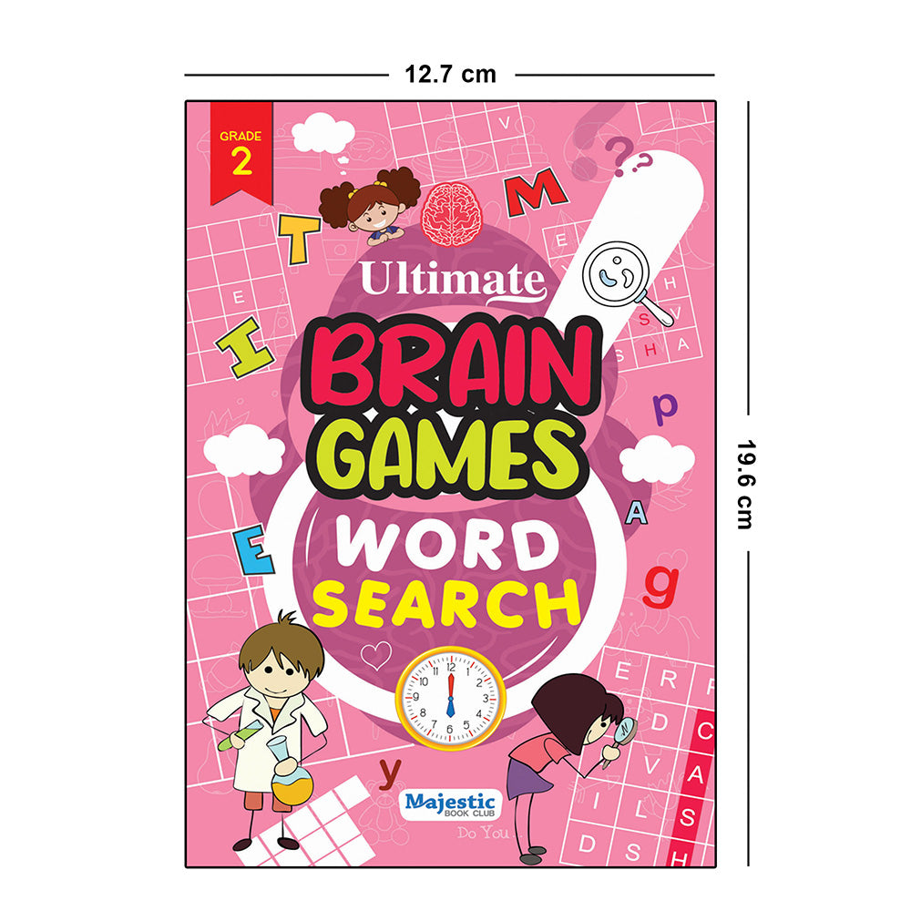 Word Search Grade 2 for Kids (Ages 5+) - Ultimate Brain Games: 120+ Ex
