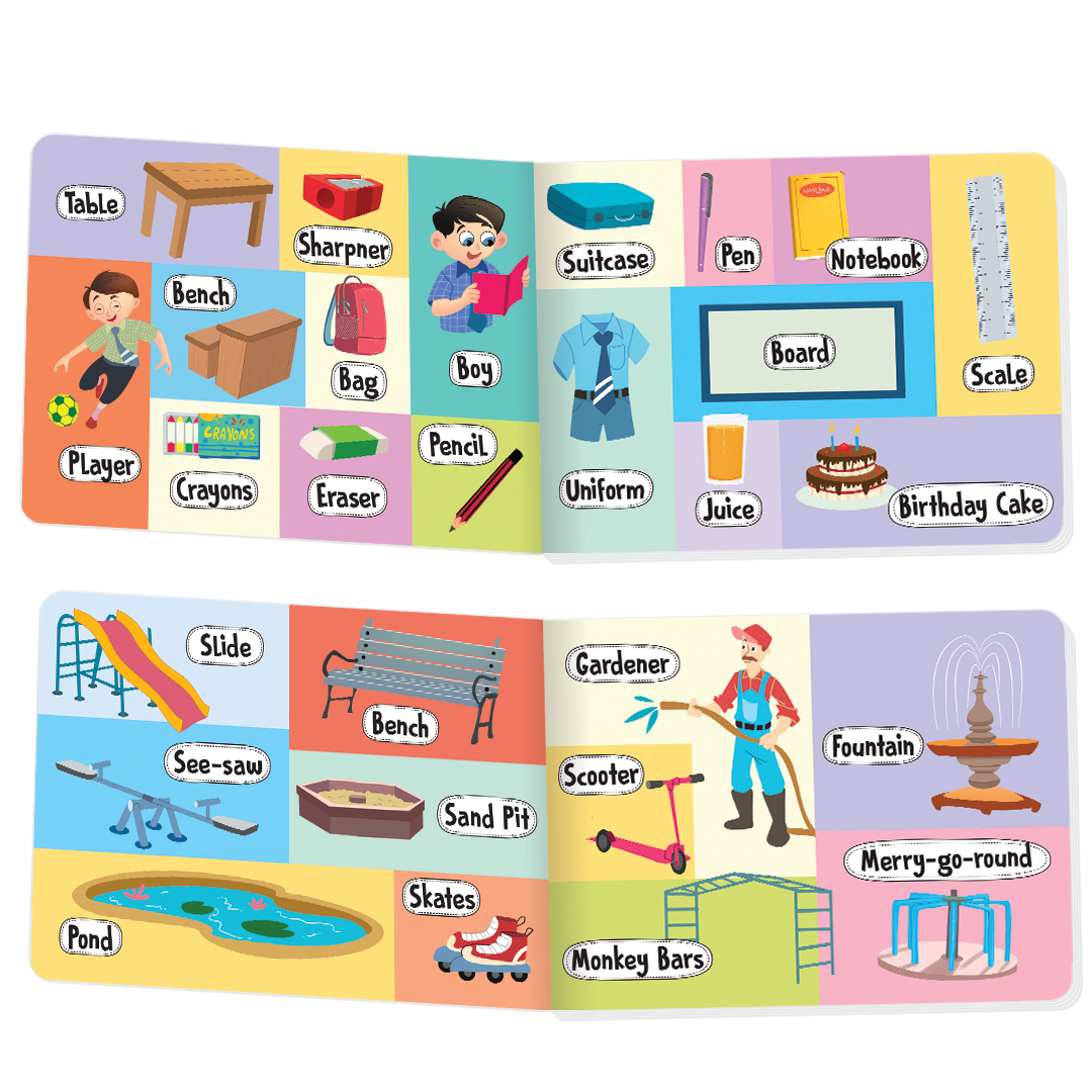 Picturepedia of My First Words I Board Book for Kids Age 2+ I Bright ...