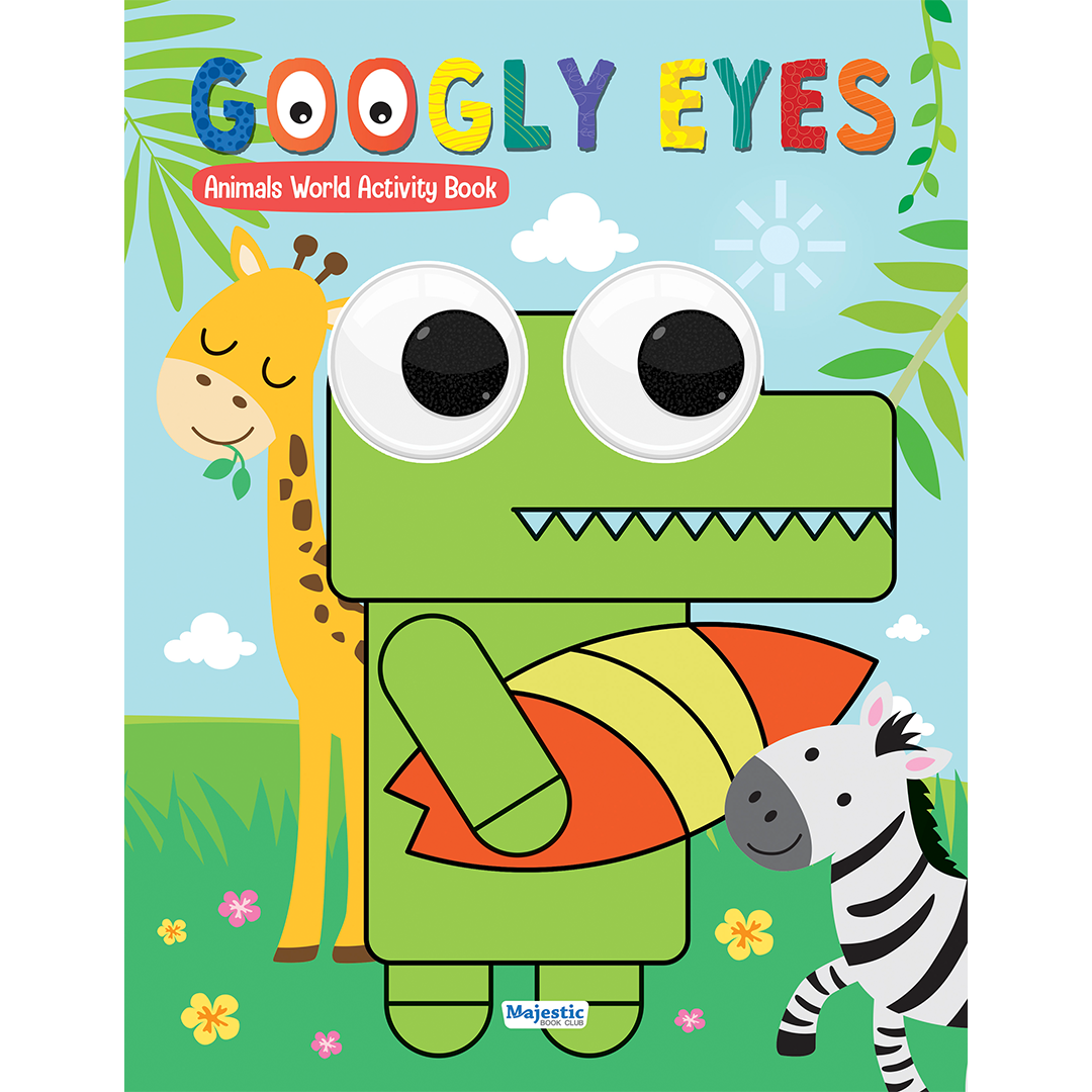 Googly Eyes Animals Colouring Book for Kids I Animals World Activity B
