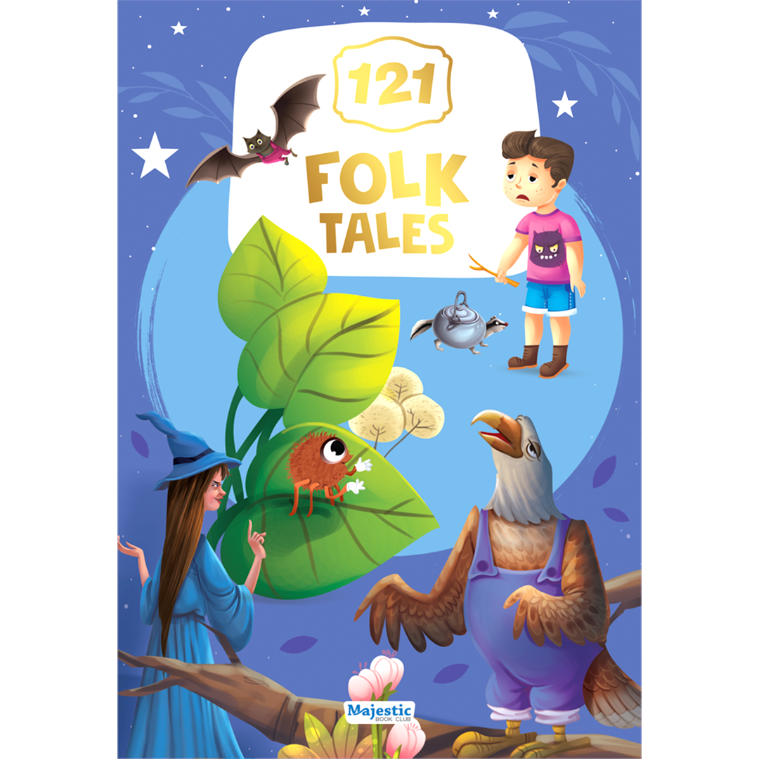 121 Folk Tales - Illustrated Story Book for kids - English short stori